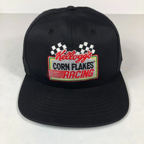 Vintage | Accessories | Vtg 992 Kelloggs Corn Flakes Racing Hat Snap ...